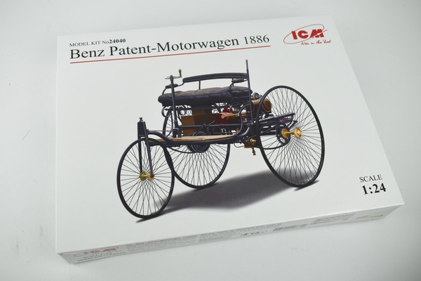 Сборная модель автомобиля Benz Patent-Motorwagen 1886 масштаб 1:24 ICM24040 - купить с доставкой ...