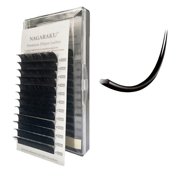 NAGARAKU Premium 3D Нагараку Премиум Ресницы для наращивания черные 9 ...