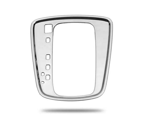 Накладка на АКПП Kia Rio / Киа Рио 2017-2019 г.в 4 silver - купить по ...