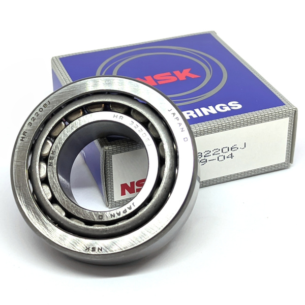 Подшипник роликовый NSK HR32206J 30x62x21.25 купить на OZON по низкой ...
