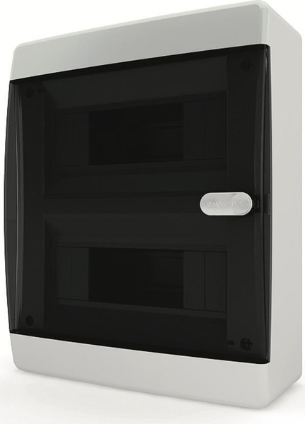 Щит навесной Tekfor CNK 40-18-1 18 модулей прозрачная черная дверца IP41 - купить по выгодной ...