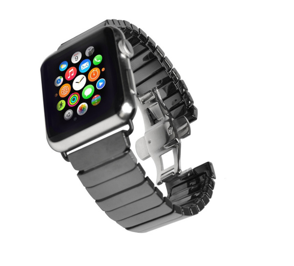 Сменный керамический ремешок MyPads для умных смарт-часов Apple Watch 1 ...
