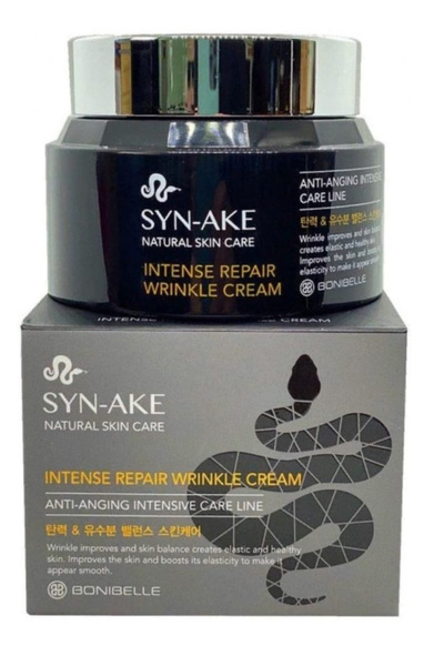 Антивозрастной крем для лица с пептидом змеиного яда Syn-Ake Intense Repair Wrinkle Cream, 80 мл ...