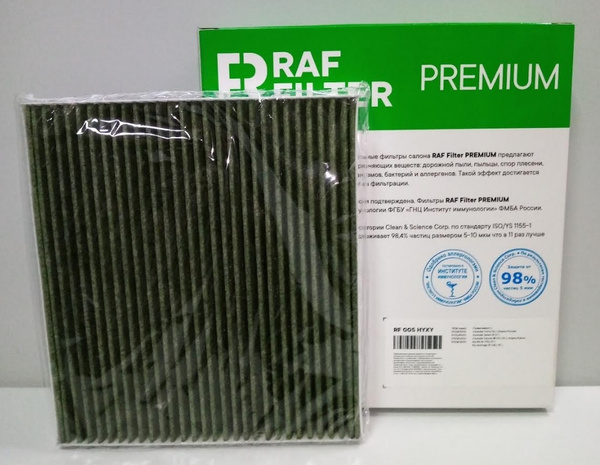 Фильтр салонный RAF Filter Kia Rio 2017-, Hyundai Solaris 2017 ...