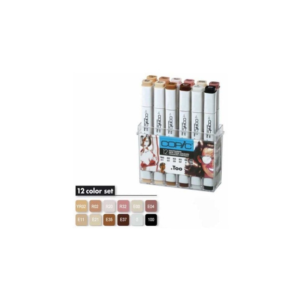 Набор Copic Classic "Skin tones colors" 12 маркеров - купить с ...