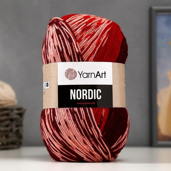 Пряжа "Nordic" 20% шерсть, 80% акрил 510м/150гр (664) - купить с ...