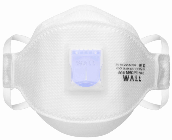 Респиратор WALL AIR 95HK ( альтернатива 3М Aura 9322 ) FFP2 c клапаном выдоха / с защитой от ...