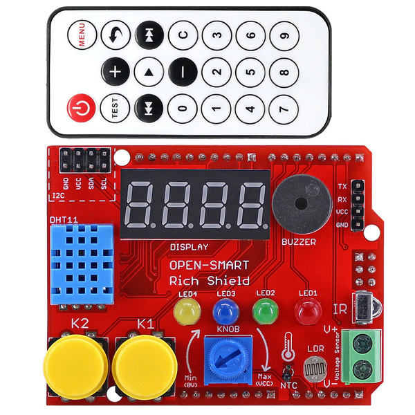 Open Smart Rich Shield для Arduino Uno или Arduino Mega Многофункциональный модуль расширения