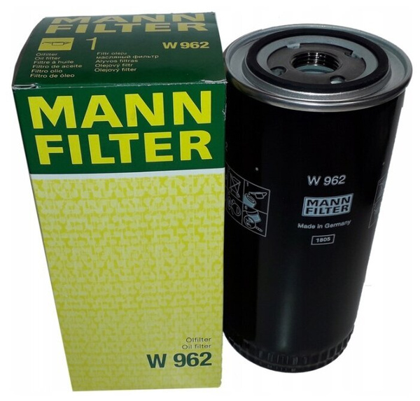 Фильтр масляный MANN FILTER W 962 - купить по выгодным ценам в интернет-магазине OZON (904820308)