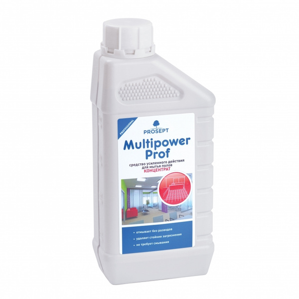 Средство усиленного действия для мытья всех типов полов MULTIPOWER PROF 1л - купить с доставкой ...