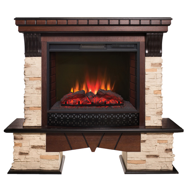 Электрокамин RealFlame Rockland 25/25,5 AO c Sparta 25,5 LED, звуковая имитация горения купить ...