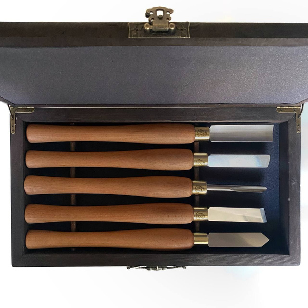 Набор токарных резцов по дереву из быстрорежущей стали Р6М5, длина ...