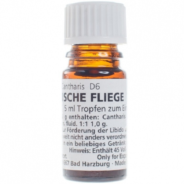 Возбуждающие немецкие капли для двоих Spanish Fliege D6 (шпанская мушка ...