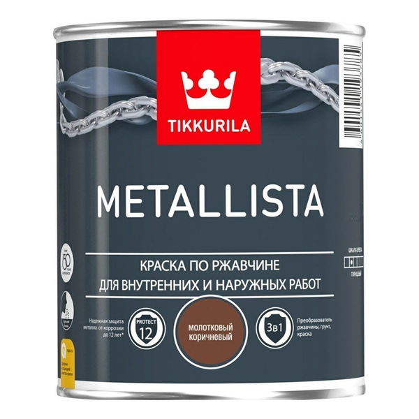 Краска Tikkurila METALLISTA - купить в интернет-магазине OZON по ...