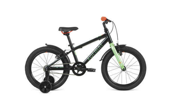 Велосипед FORMAT Kids 18 (18" 1 ск.) 2022, черный матовый - купить по ...