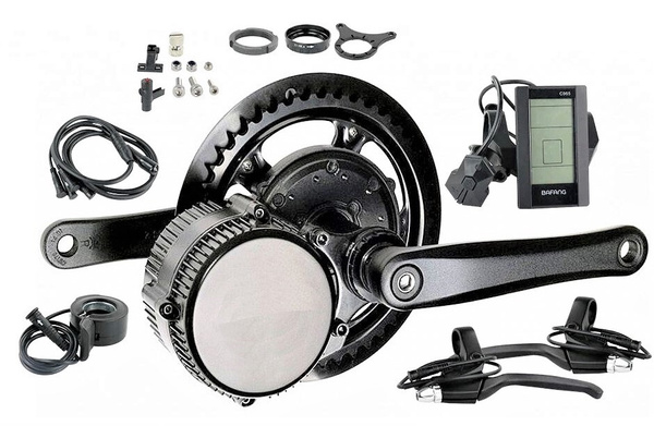 Кареточный электромотор для фэтбайка Bafang 8fun Mid Drive 48V 1000W HD ...