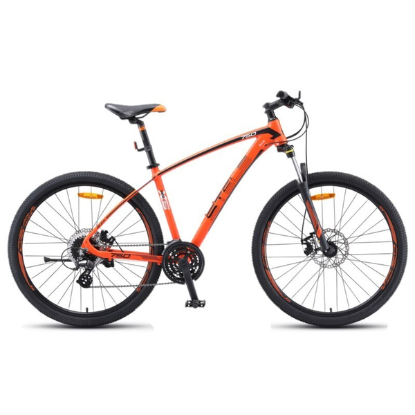 Велосипед Stels Навигатор 750 MD, колесо 27.5", Оранжевый, рама 17,5 ...