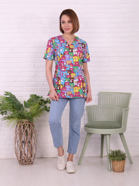 Вопросы и ответы о Красивая медицинская одежда/ хирургическая рубашка (40) – OZON (615334001)