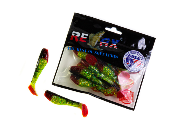 Приманка силиконовая RELAX KOPYTO 3" (7,5 см) S067R 10шт - купить по ...