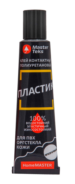 Клей полиуретановый пластик MasterTeks HP, 40 мл, прозрачный/для ПВХ ...