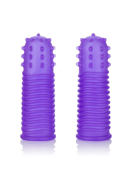 Набор из двух ребристых насадок на палец Intimate Play Finger Tingler ...