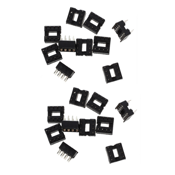 20 x 8-контактный DIP IC-разъем адаптер паяного типа купить c доставкой ...