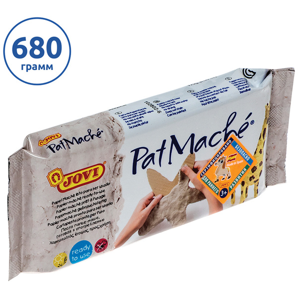 Паста папье-маше JOVI, 680г, серый, вакуумный пакет - купить с ...