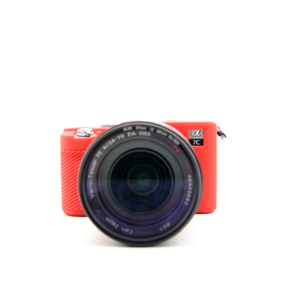 Силиконовый противоударный чехол для фотоаппарата Sony A7C полимерная ...