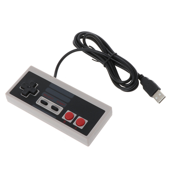 USB Игровой Контроллер Проводной Черный+Серый для NES PC купить c ...