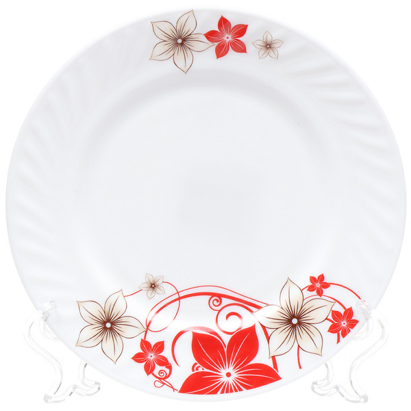 Тарелка DANIKS, Стеклокерамика, диаметр 20 см - купить по низким цене в интернет-магазине OZON ...