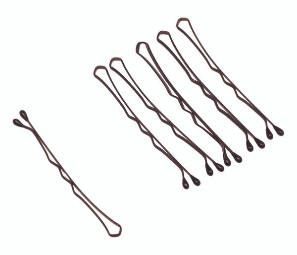 Невидимки для волос DEWAL PRO коричневые, волна, жесткие, 50 мм, 500 гр/уп CL154 купить на OZON ...