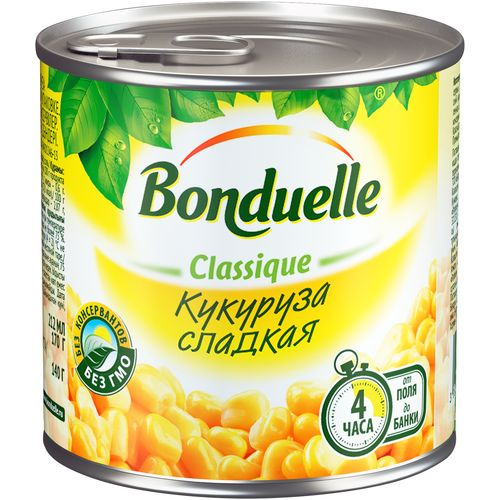 Кукуруза Bonduelle сладкая в зернах, 170 г (упаковка 12шт) - купить с доставкой по выгодным ...