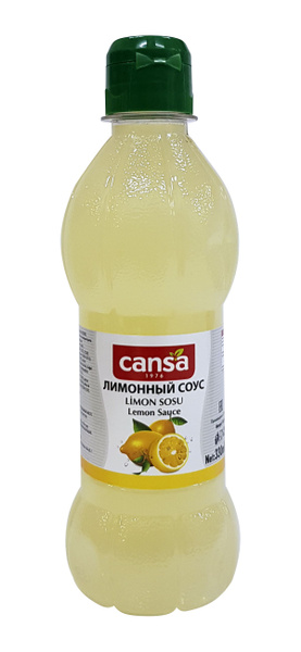 Турецкий лимонный соус, "Cansa", Limon Sosu, 330мл. (2шт) - купить с ...