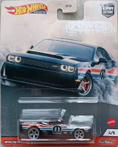 Машинка Hot wheels 1:64 '18 Dodge Challenger SRT Power Trip K1316-4 ...