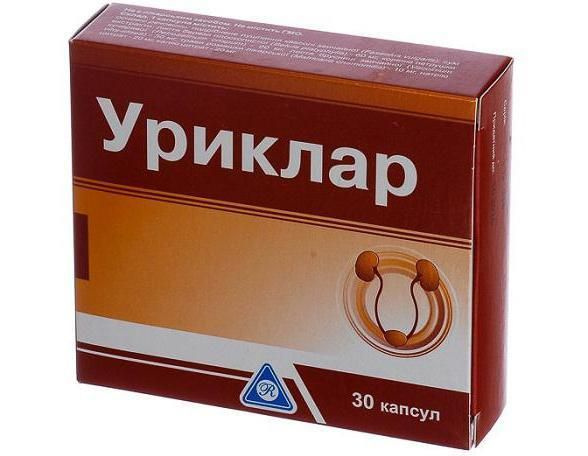 Биологически активная добавка к пище: "URICLAR" (Уриклар) капсулы №30 ...
