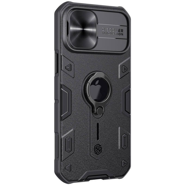 Противоударный чехол с кольцом и защитой камеры Nillkin CamShield Armor ...