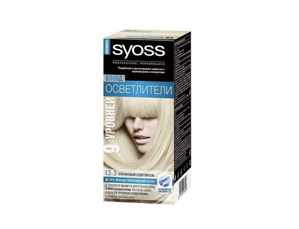 Сьосс / Syoss - Краска для волос 13-5 Платиновый осветлитель 115 мл купить на OZON по низкой ...
