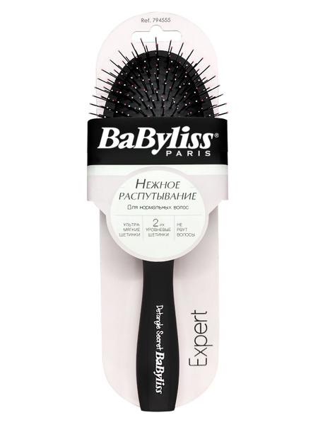 Babyliss щетка для распутывания волос, на подушке, расческа массажная ...