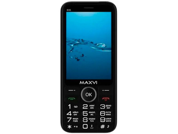 Мобильный телефон Maxvi B35, черный - купить по выгодной цене в ...
