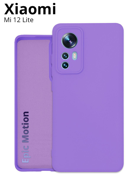Чехол накладка Silicone Cover для Xiaomi Mi 12 Lite (Сяоми Ми 12 Лайт ...