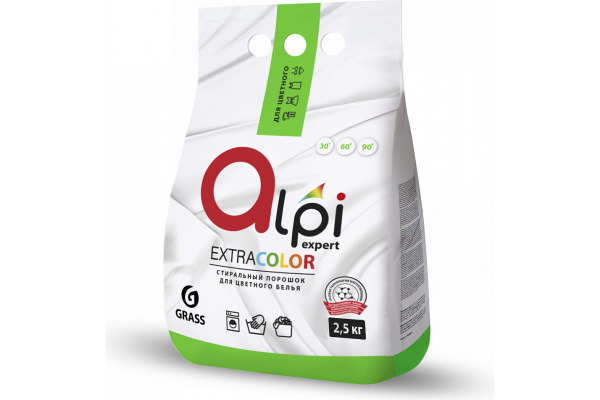 Стиральный порошок Grass Alpi Expert для цветного белья 2,5 кг 125396 ...