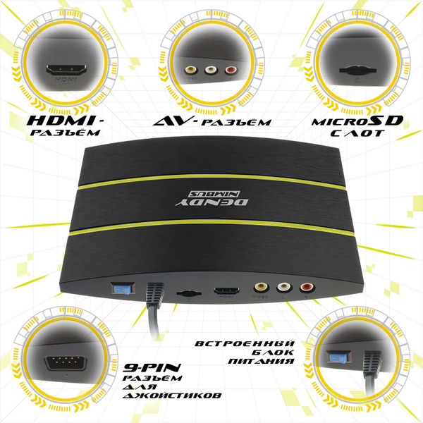 Игровая приставка Dendy Nimbus 1700 встроенных игр Денди, Сега, Neo Geo ...