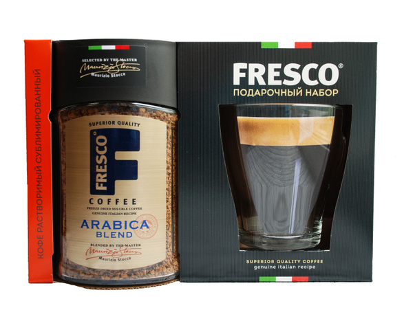 Подарочный набор кофе Fresco Blend, кристал, с кружкой, 100 г - купить ...