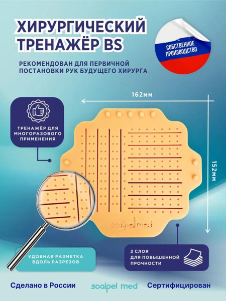 Scalpel Med Хирургический тренажер BS / хирургический набор ...
