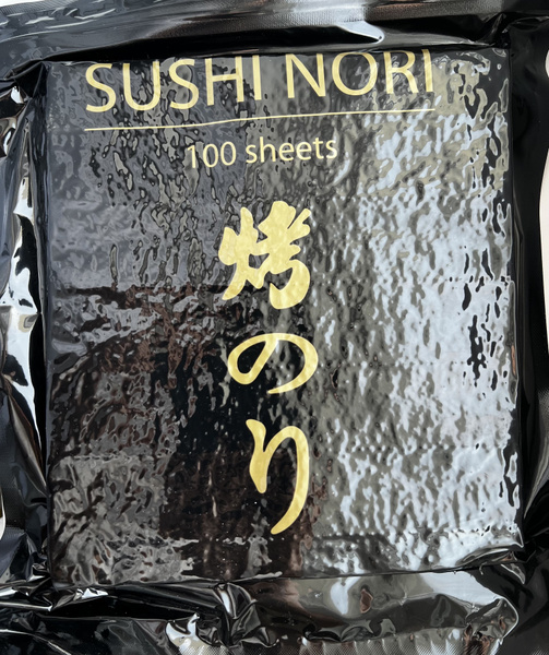 Водоросли нори Roasted seaweed Nori морские прессованные 100 листов для ...