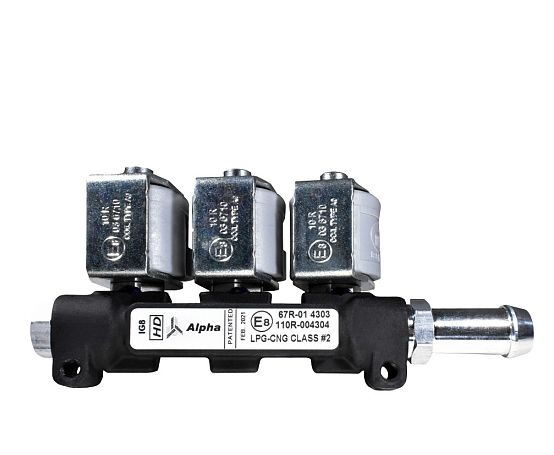 Рампа инж. Rail IG8 HD Alpha 3 цил. (+3инж.) (ГБО) - RAIL арт. IG8.F2 ...