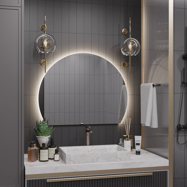 Зеркало для ванной Alias "Дафна", 80 см х 120 см купить c доставкой на OZON по низкой цене ...