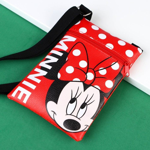 Disney, Сумочка детская, Минни Маус, красный бант, 11х16 см - купить с ...