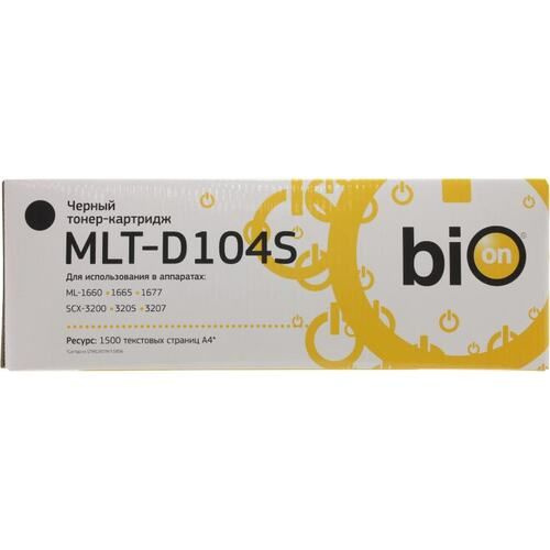Расходник для печати Bion BCR-MLT-D104S, Черный (black), для лазерного ...
