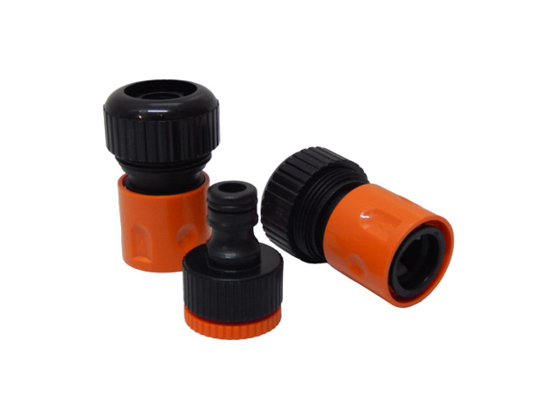 Набор коннекторов для шлангов 3/4" (19 мм) с адаптером 1/2" - 3/4 ...